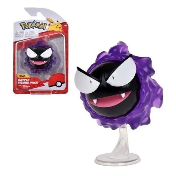 Figura Gastly Pokemon Oficial 7,5CM | Envío 24H ☑️