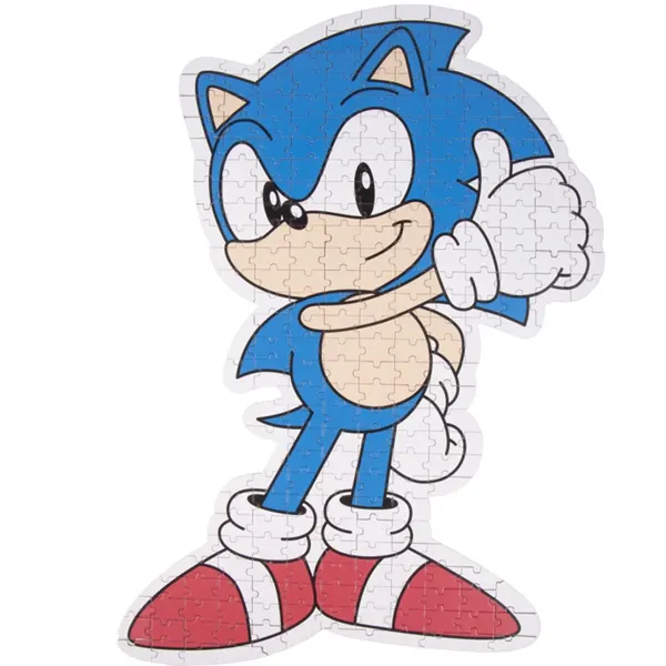 Puzzle Sonic 250 Piezas⚡️ Puzzle Con Forma De Sonic