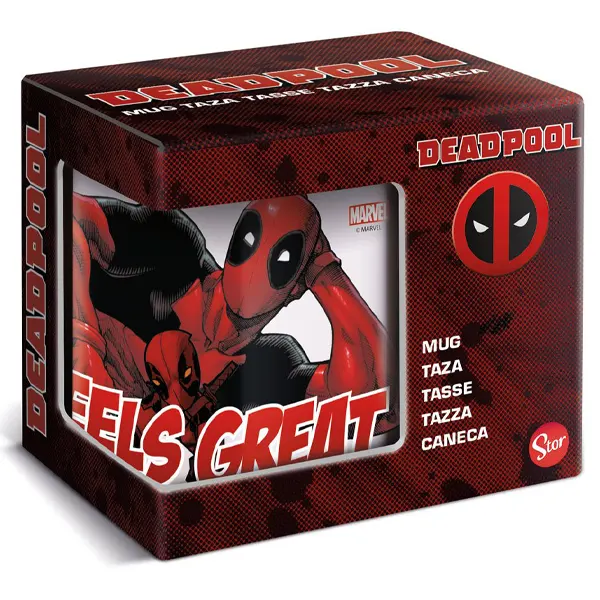 Taza Deadpool Feels Great | Envío 24H ☑️